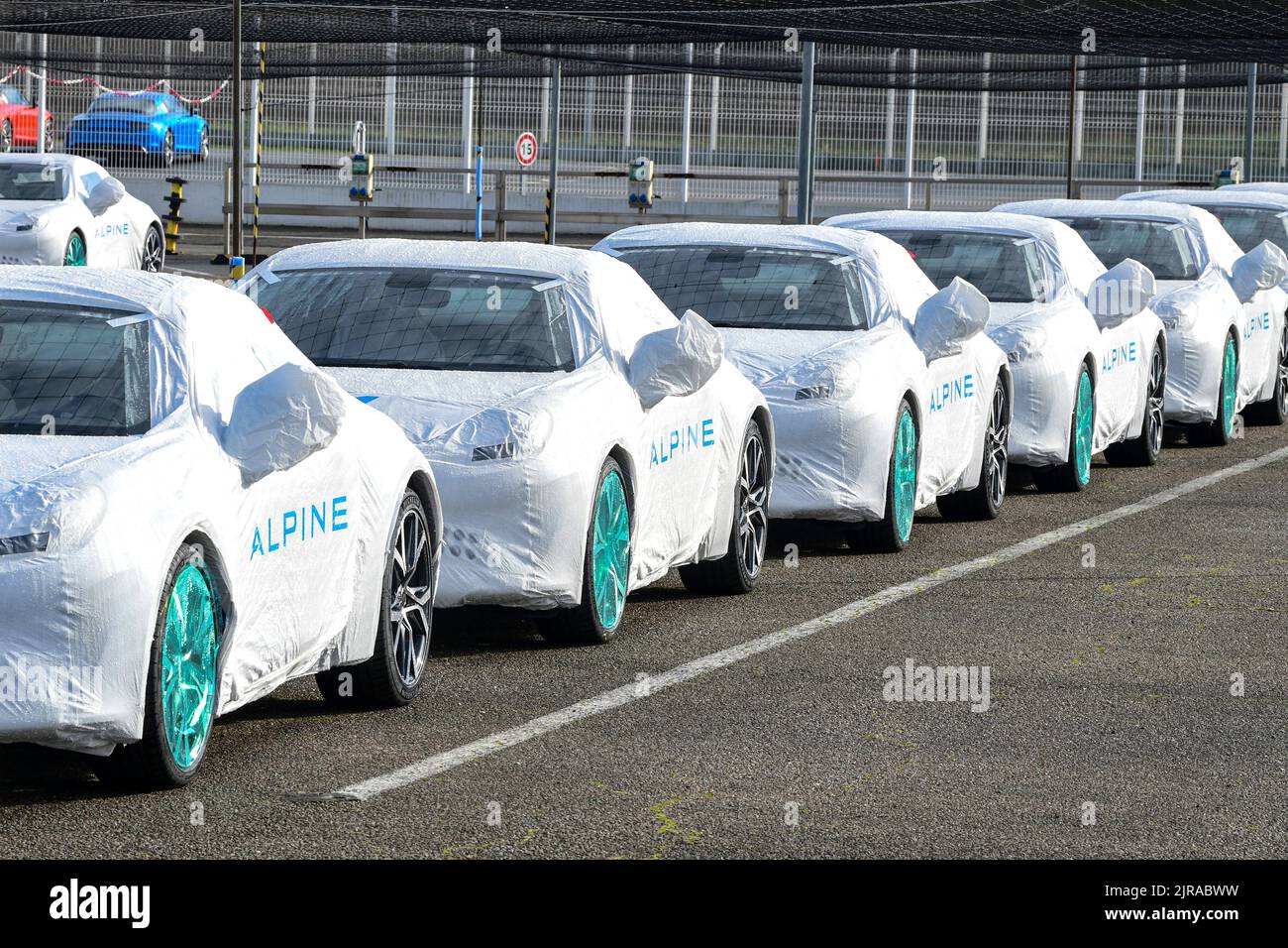Renault Alpine plant in Dieppe (northern France): Alpines A110 after ...