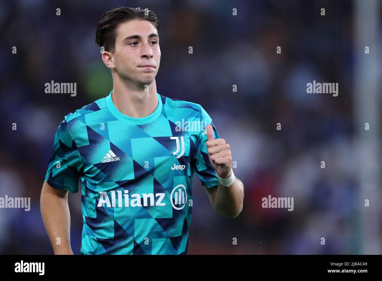 Fabio Miretti of Juventus Fc during warm up before the Serie A match ...