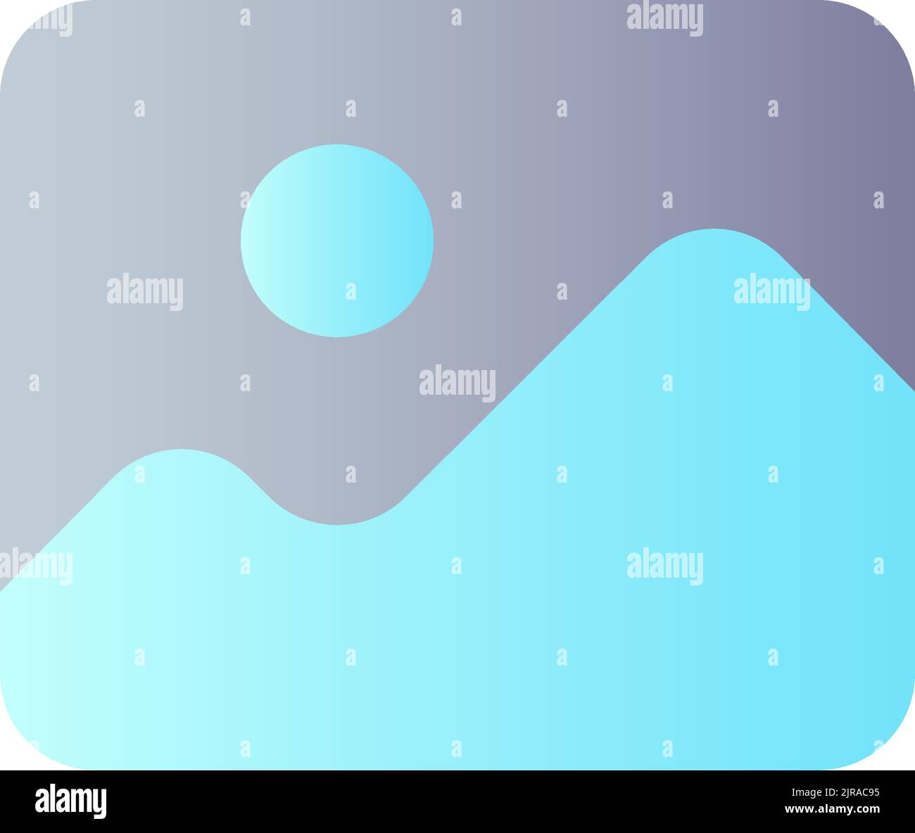 Image flat gradient color ui icon Stock Vector Image & Art - Alamy