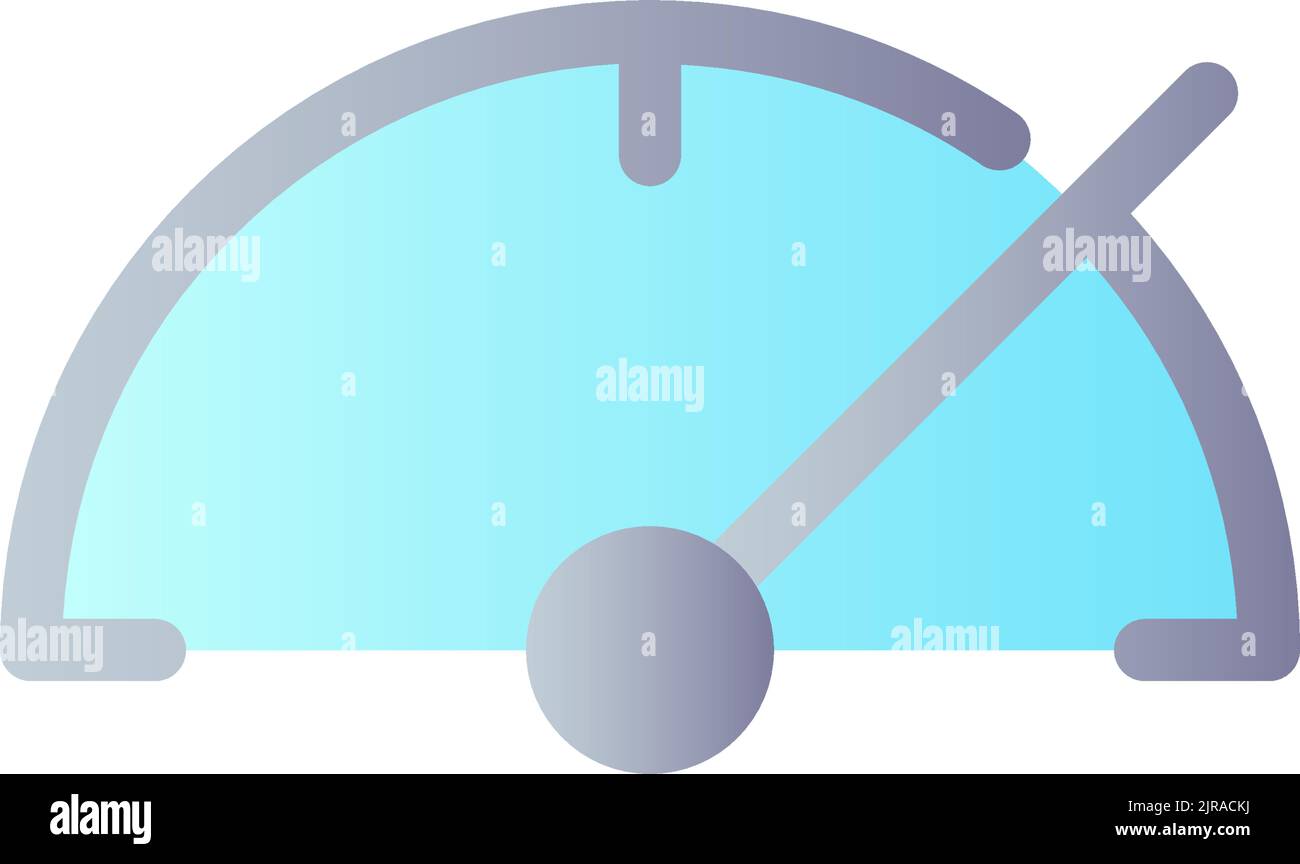 Speedometer flat gradient color ui icon Stock Vector Image & Art - Alamy