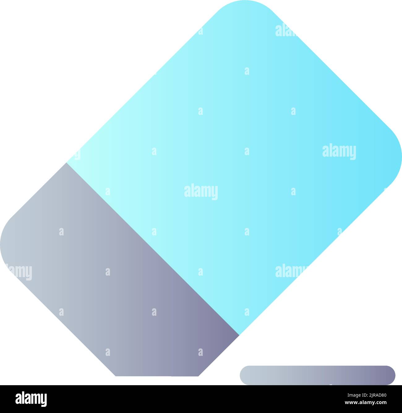 Eraser flat gradient color ui icon Stock Vector Image & Art - Alamy