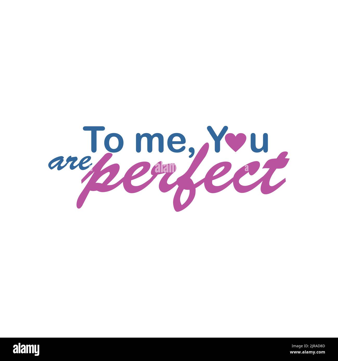 The blue and purple text with a heart shape sign - To me you are ...