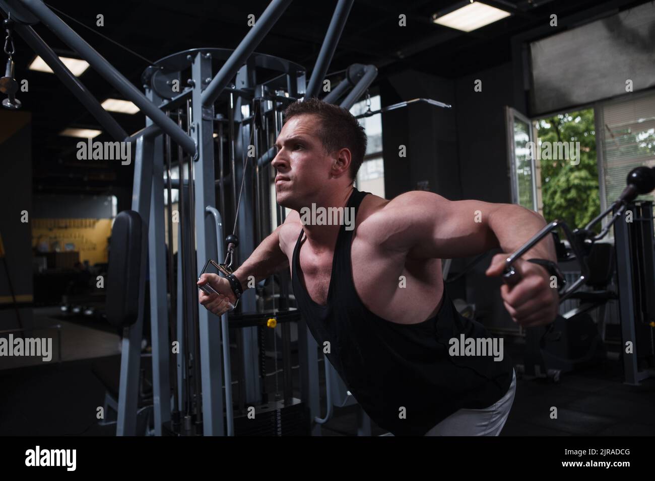 Crossover exercise machine hi-res stock photography and images - Alamy