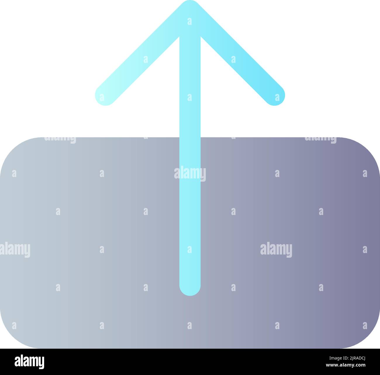 Upload file flat gradient color ui icon Stock Vector Image & Art - Alamy