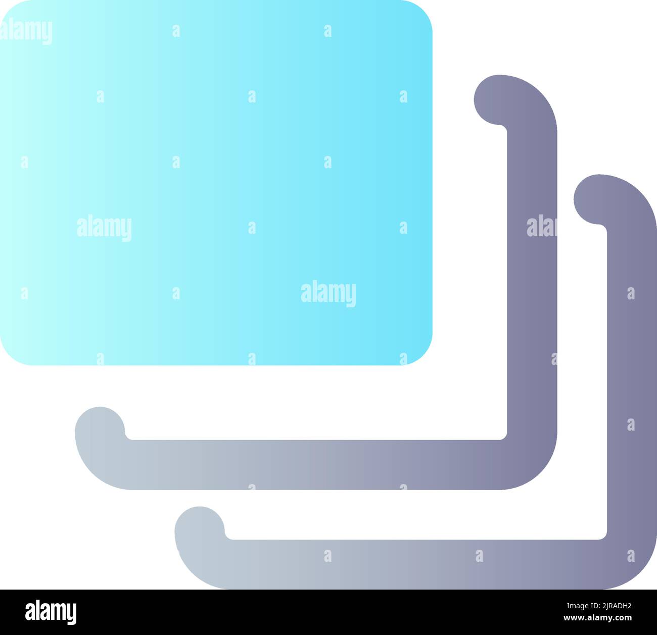 Series of layers flat gradient color ui icon Stock Vector Image & Art ...