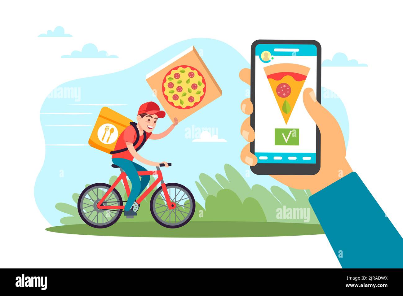 Home food delivery service, online mobile ordering application ...