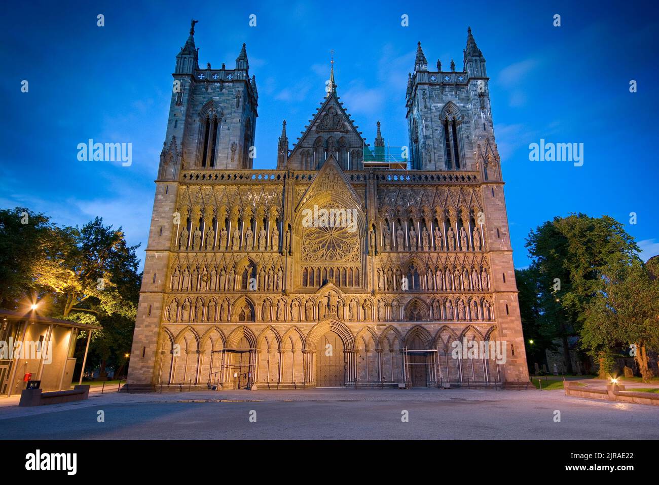 Nidaros Cathedral in Trondheim - one of the most important churches in ...
