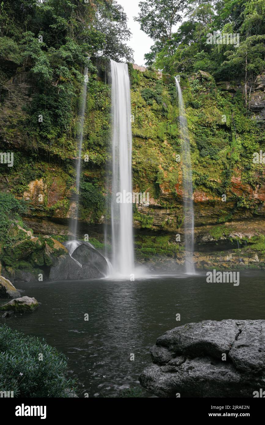 Epic beautiful waterfalls photos in the Jungle Stock Photo - Alamy