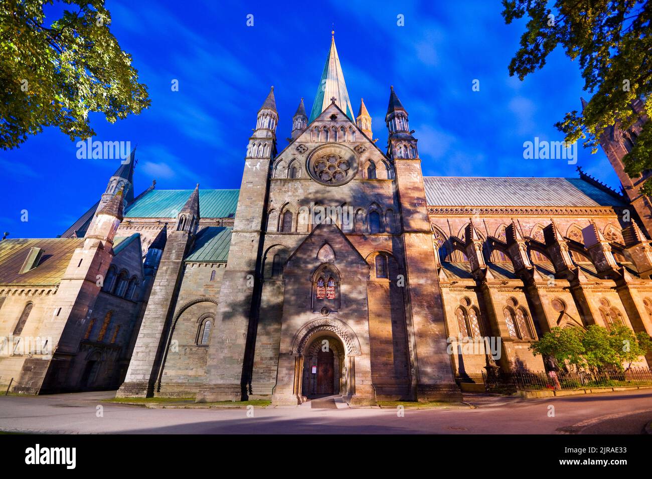 Nidaros Cathedral in Trondheim - one of the most important churches in ...