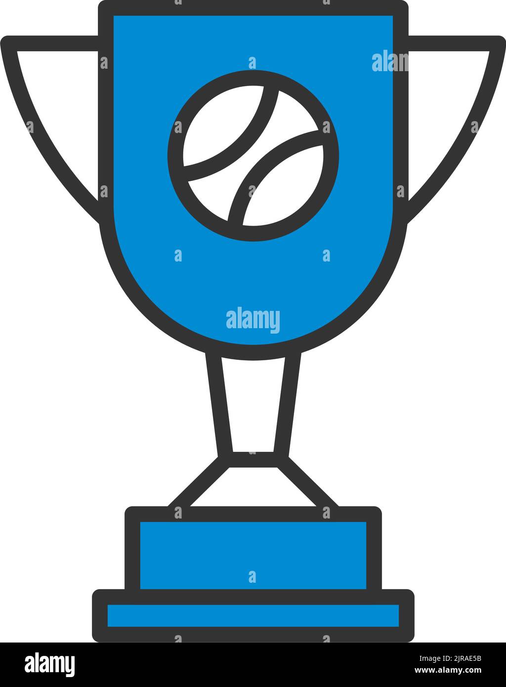 Baseball Cup Icon. Editable Bold Outline With Color Fill Design. Vector ...