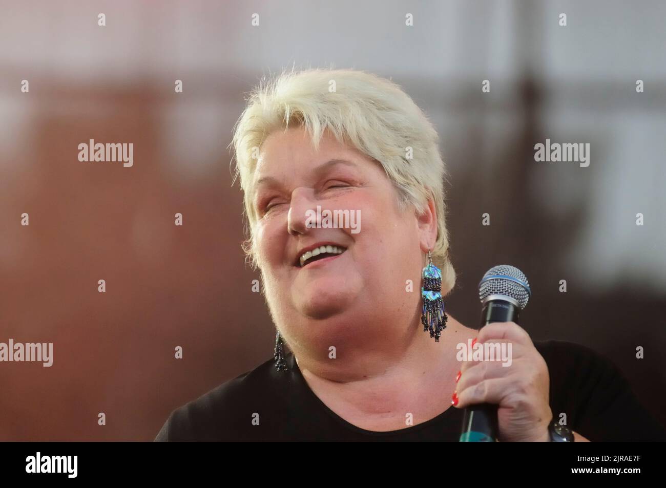 Vienna, Austria. June 23, 2012. The Austrian singer Stefanie Werger ...