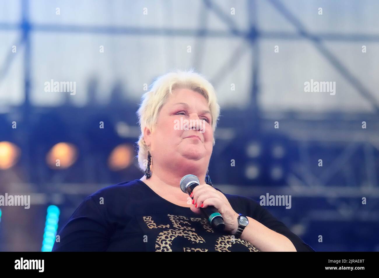 Vienna, Austria. June 23, 2012. The Austrian singer Stefanie Werger ...