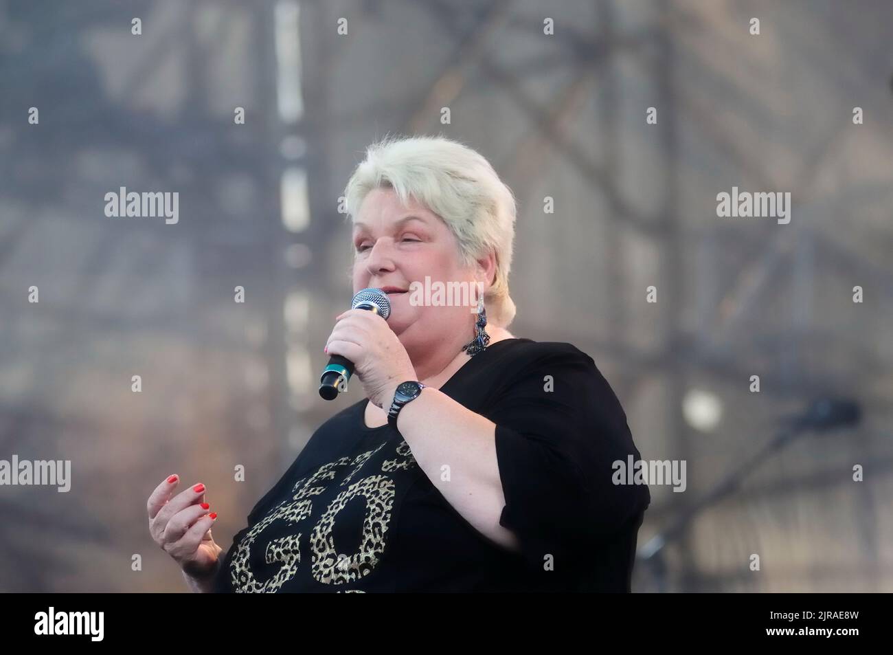 Vienna, Austria. June 23, 2012. The Austrian singer Stefanie Werger ...
