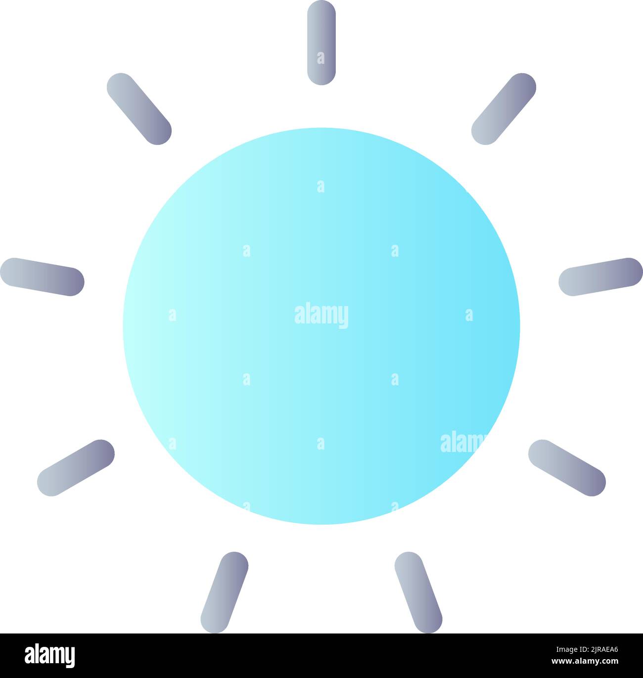 Sun flat gradient color ui icon Stock Vector Image & Art - Alamy