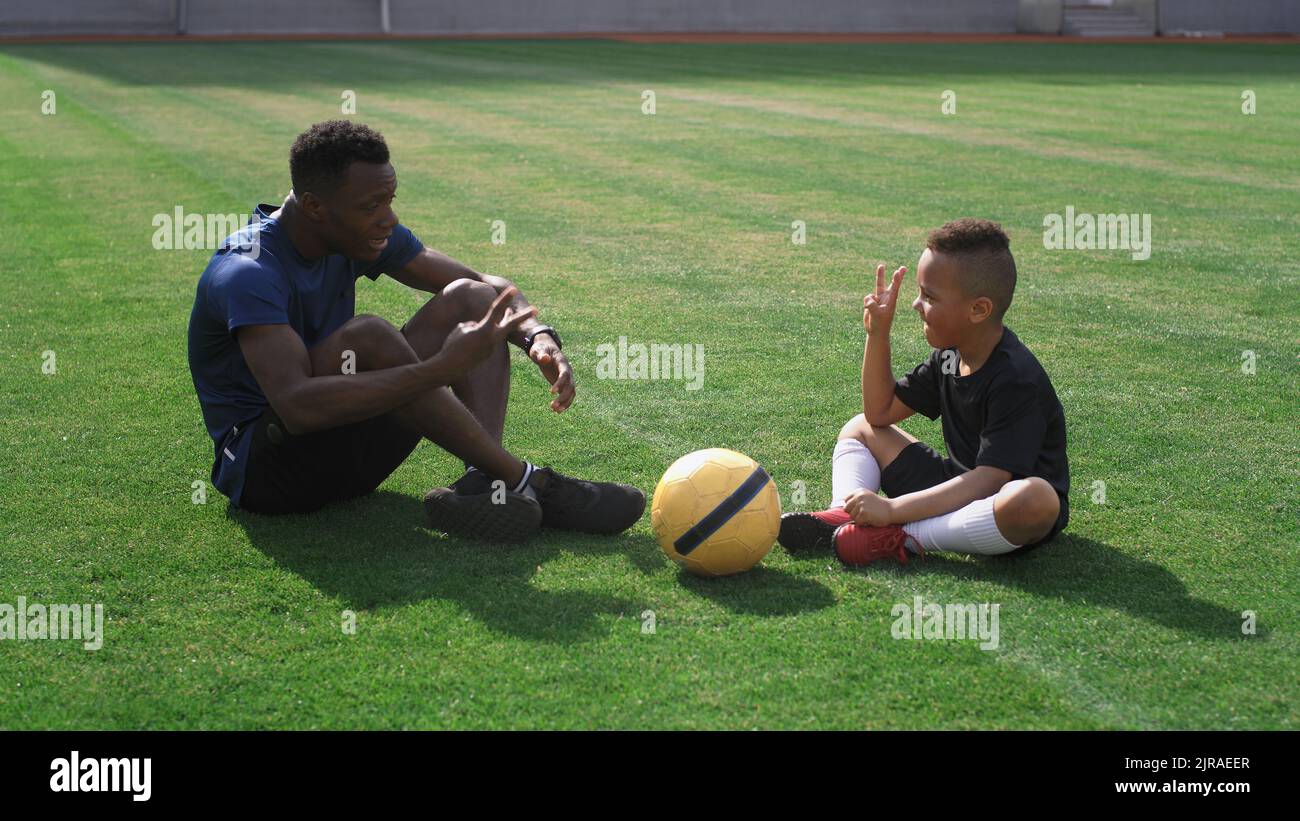 Boy child kid break rest hi-res stock photography and images - Alamy