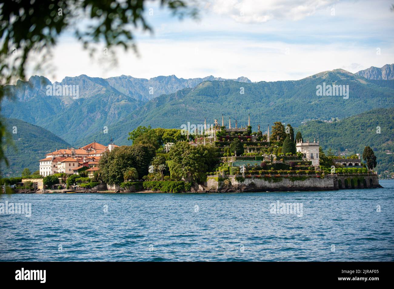 Borromeo Island in front of Stresa, Italy Stock Photo - Alamy