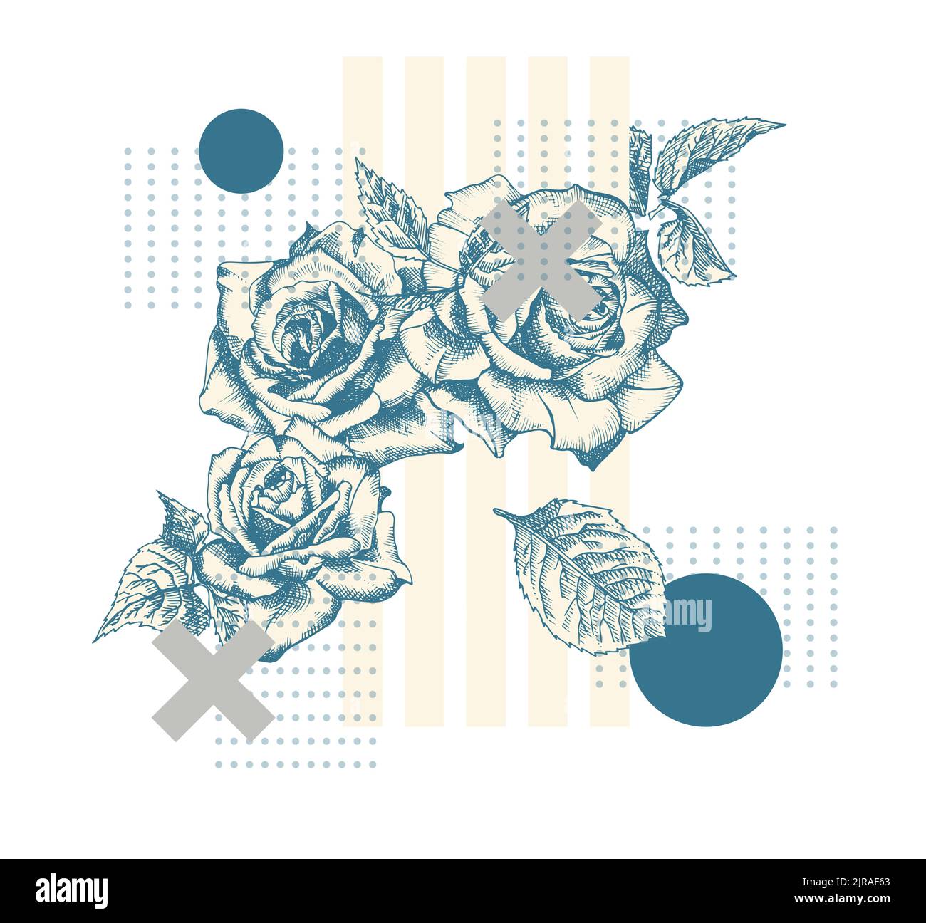 Creative trend artwork collage Stock Vector Images - Alamy