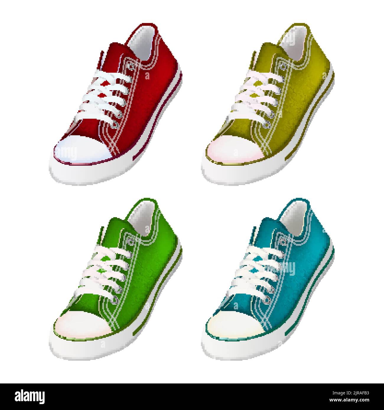 kid shoe sneaker realistic vector Stock Vector Image & Art - Alamy