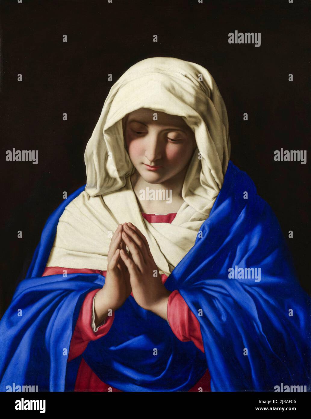 Virgin mary painting prayer hi-res stock photography and images - Alamy