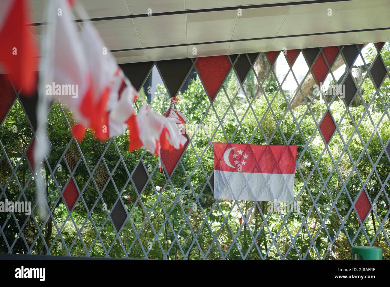 Singapore flags hi-res stock photography and images - Alamy
