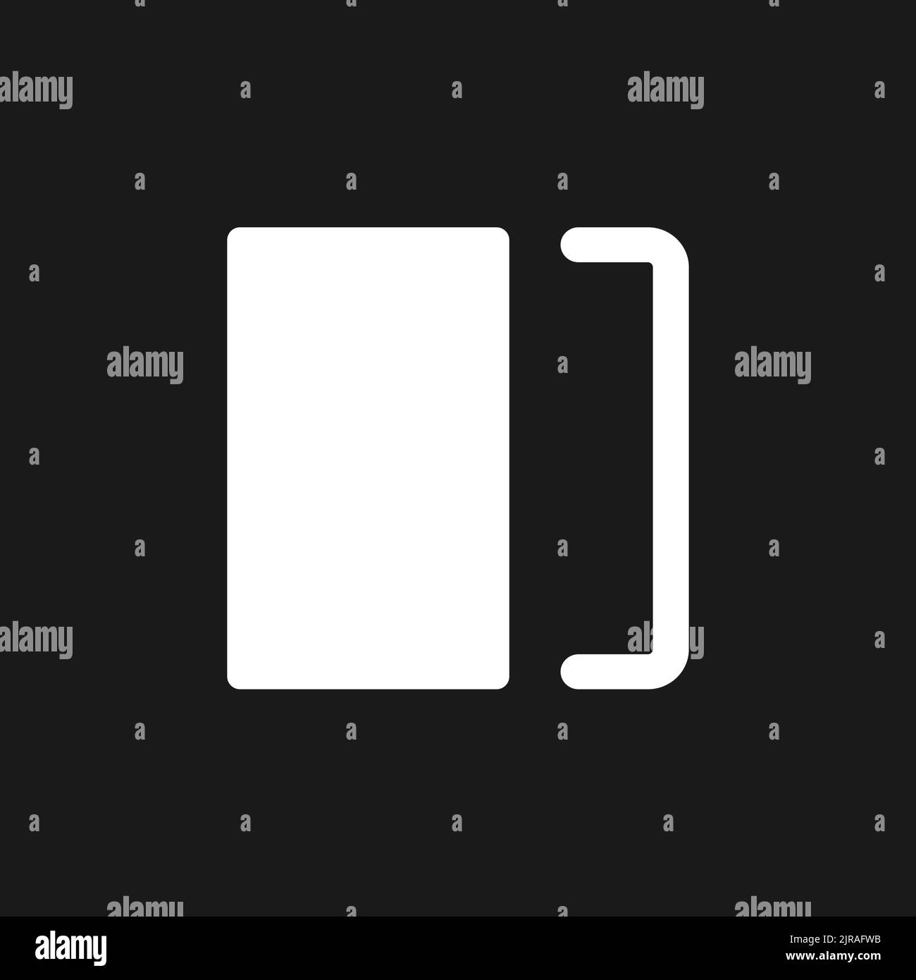 Overlay dark mode glyph ui icon Stock Vector Image & Art - Alamy