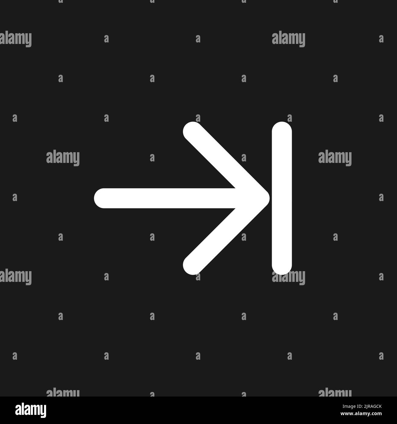 Next step dark mode glyph ui icon Stock Vector Image & Art - Alamy