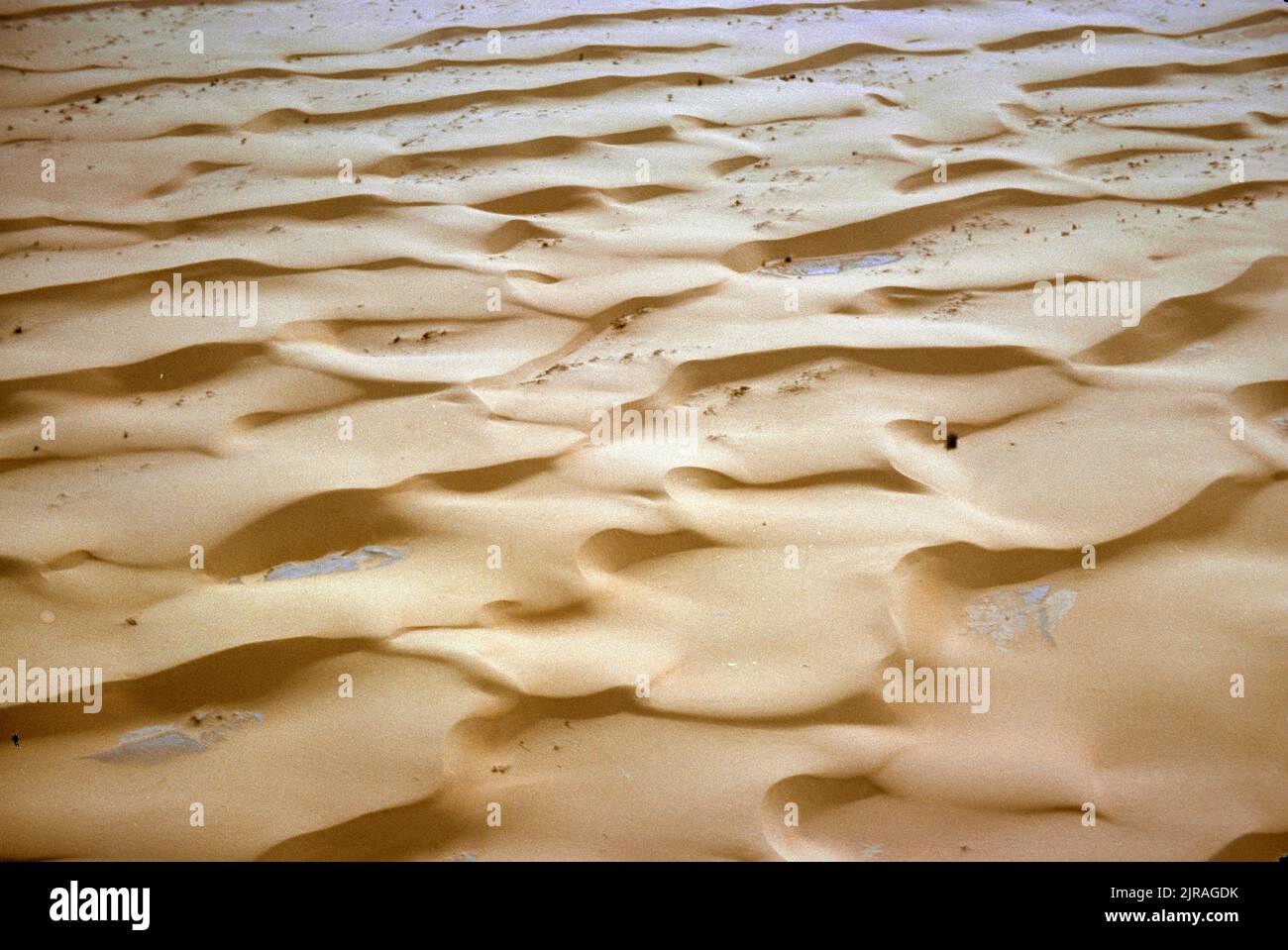 Algeria, Sahara Desert: aerial view of the dunes, 1963 Stock Photo - Alamy