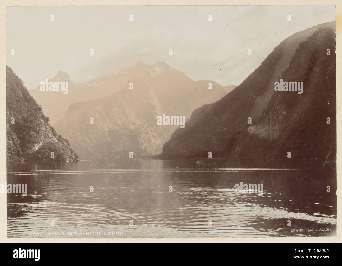 Hall's Arm, Smith Sound, by Muir & Moodie, Burton Brothers Stock Photo ...