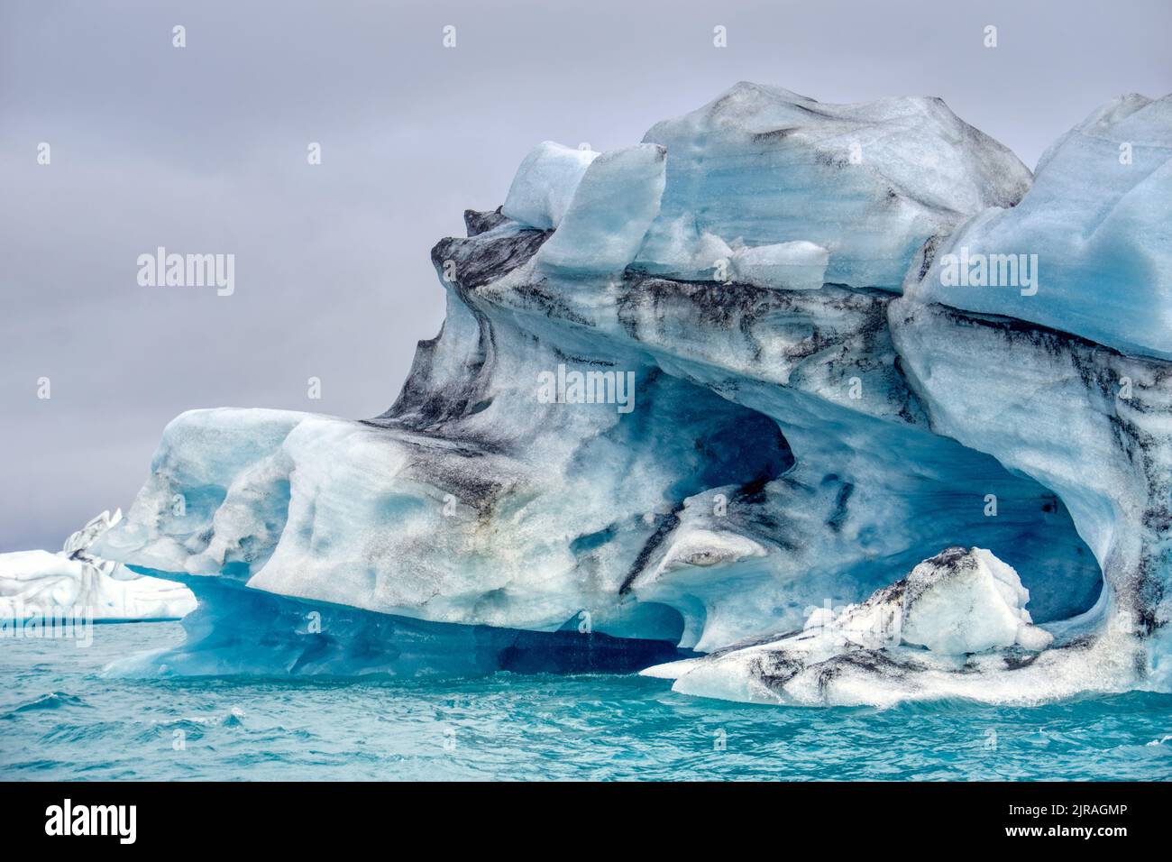 Iceberg at Jokulsarlon glacial lagoon in Iceland - great for topics ...