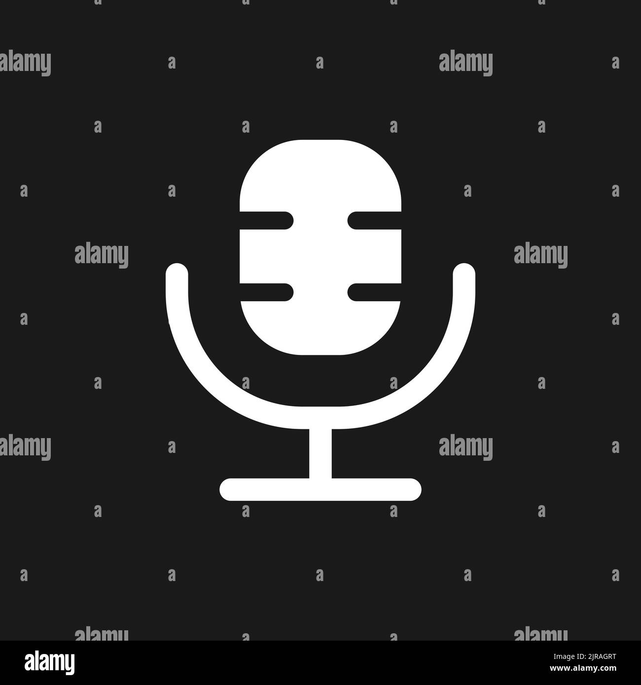 Voice microphone icon over Stock Vector Images - Alamy