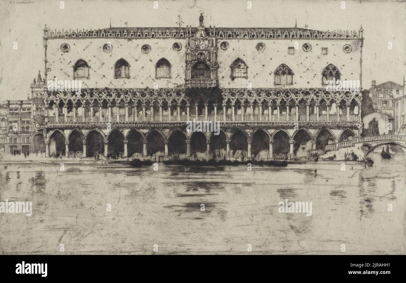Doge's Palace, Venice, 1902, by Sir David Young Cameron. Gift of Sir ...