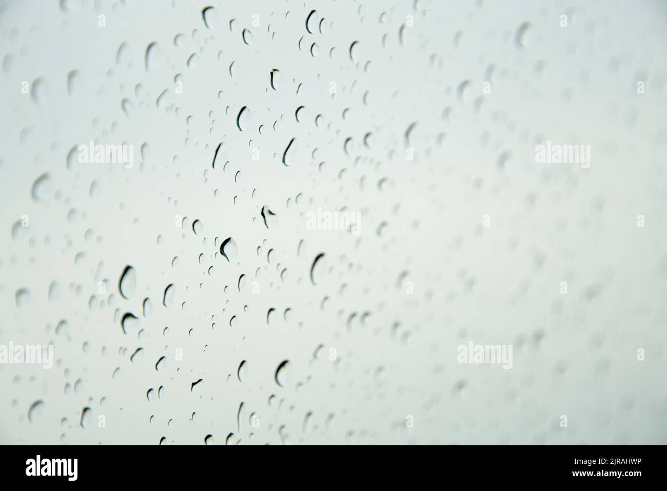 Raindrop on the window glass Stock Photo - Alamy