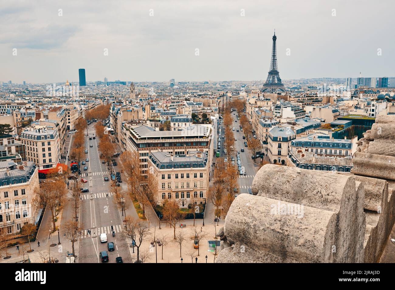 Overhead view paris from eiffel hi-res stock photography and images - Alamy
