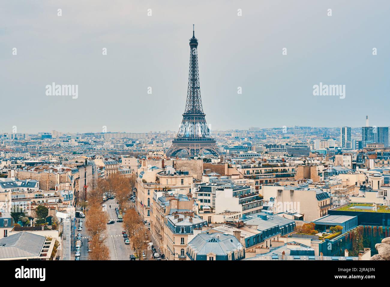 Overhead view paris from eiffel hi-res stock photography and images - Alamy