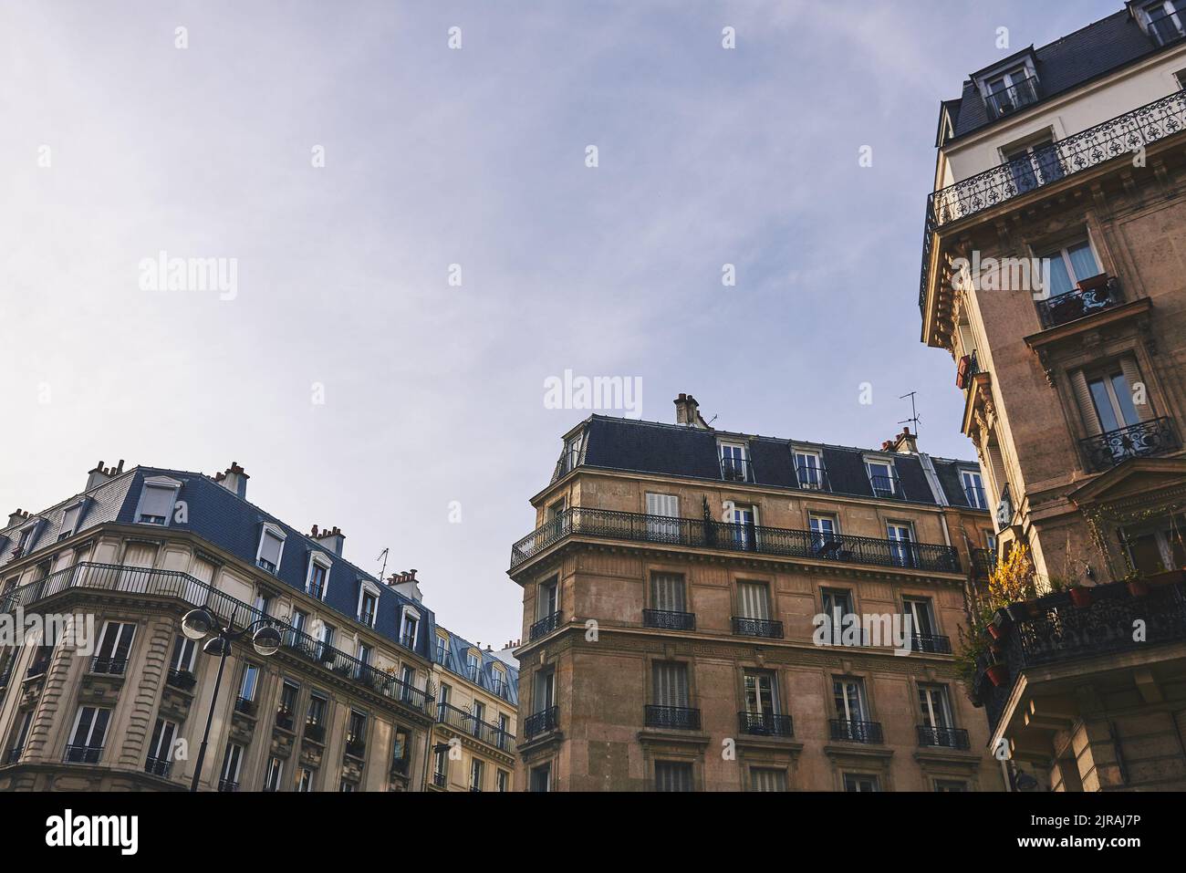 windows of an ancient building in Paris Stock Photo - Alamy