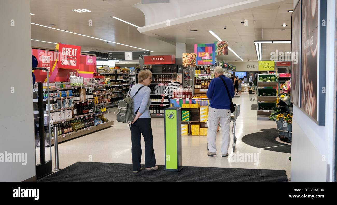 waitrose food supermarket,godalming town in surrey,uk august 2022 Stock ...