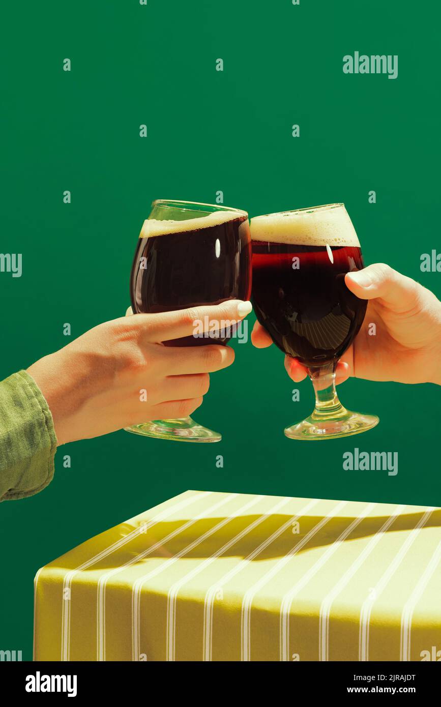 Retro beer football hi-res stock photography and images - Alamy