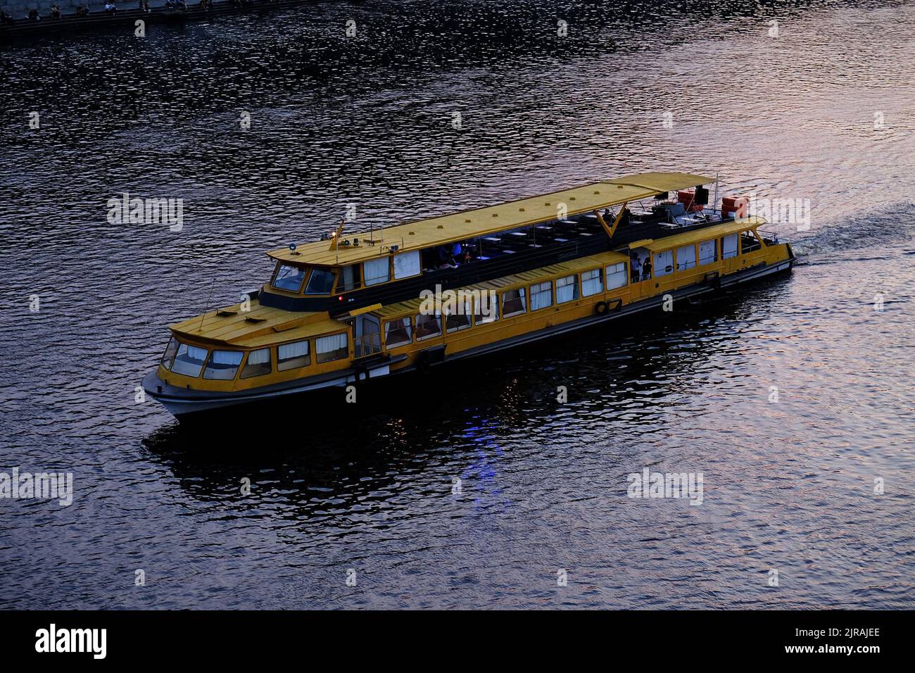 The ship is on the Dnieper River in Kiev Stock Photo - Alamy