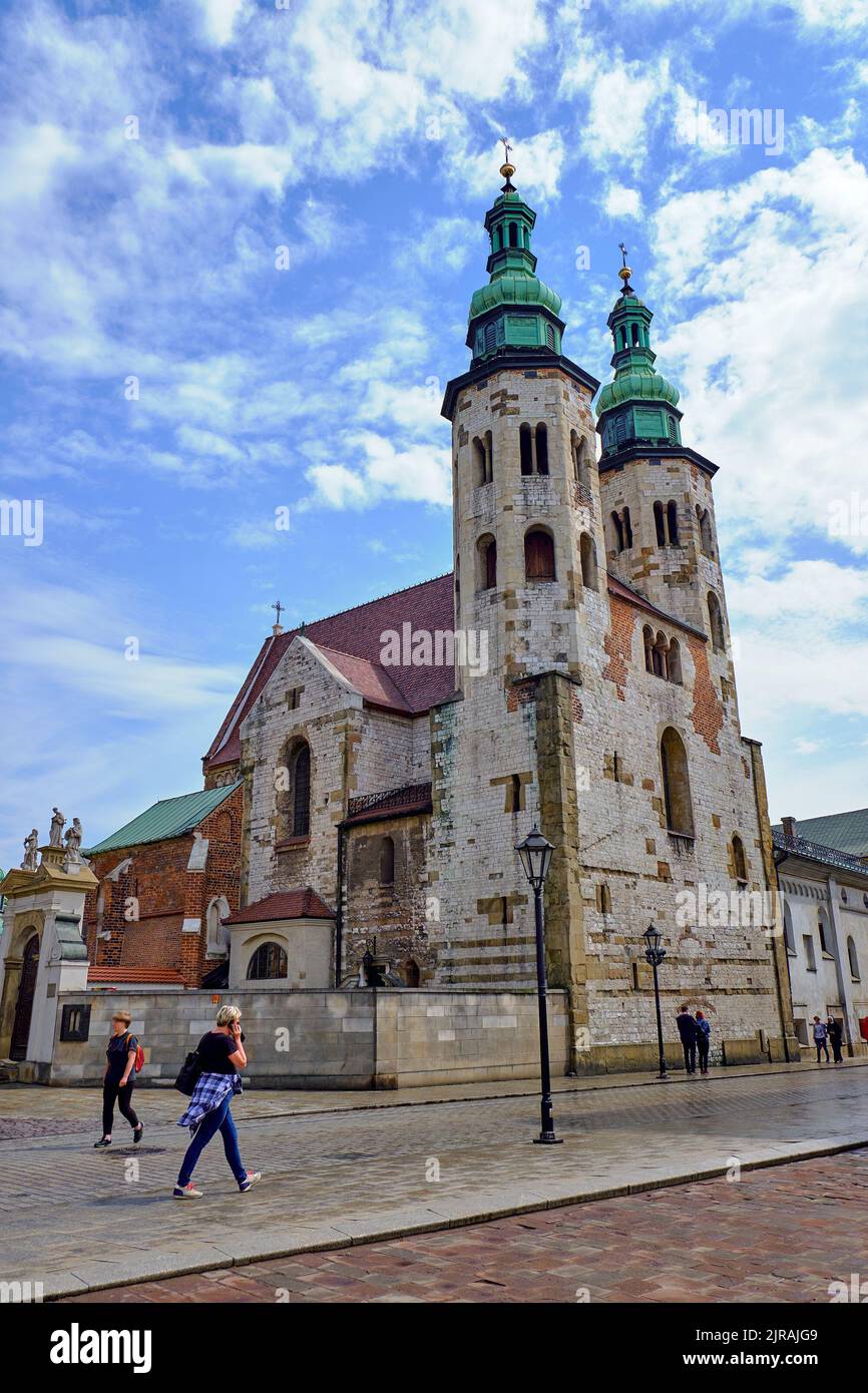 St. Andrew's Church in Krakow Stock Photo - Alamy
