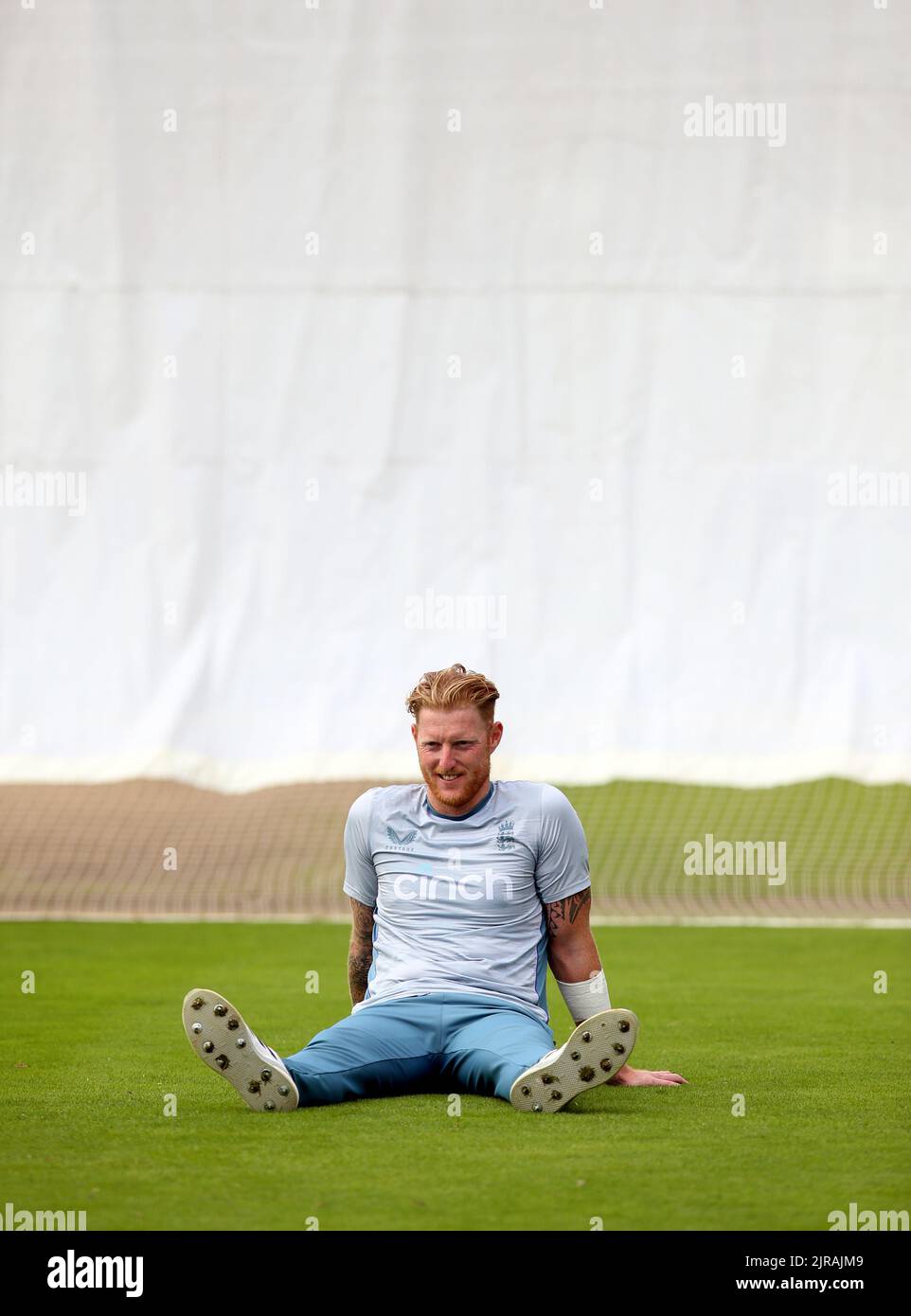 England's Ben Stokes during a nets session at Emirates Old Trafford ...