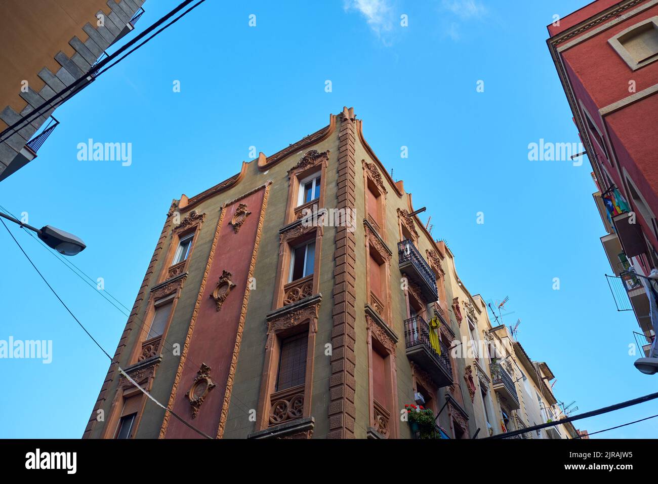 Ancient building opposite houses hi-res stock photography and images ...