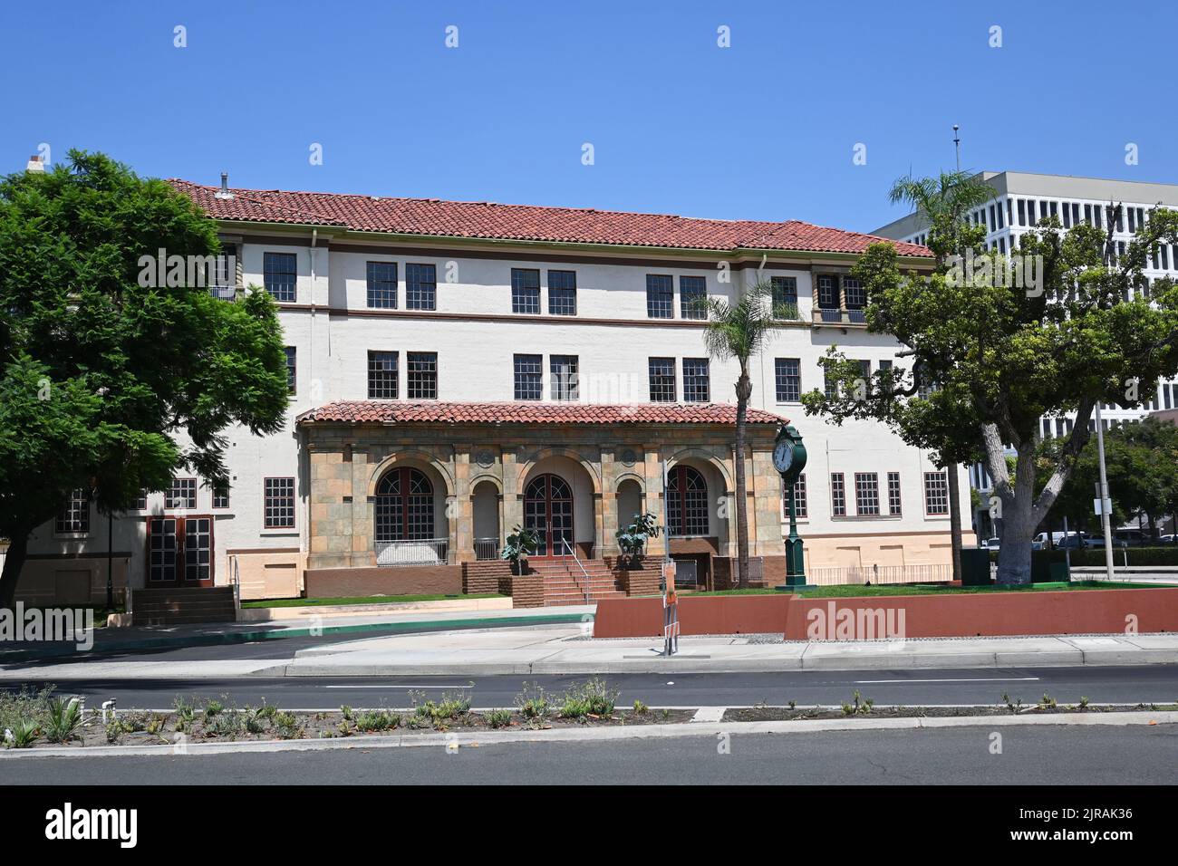 SANTA ANA, CALIFORNIA - 22 AUG 2022: The historic landmark YMCA ...