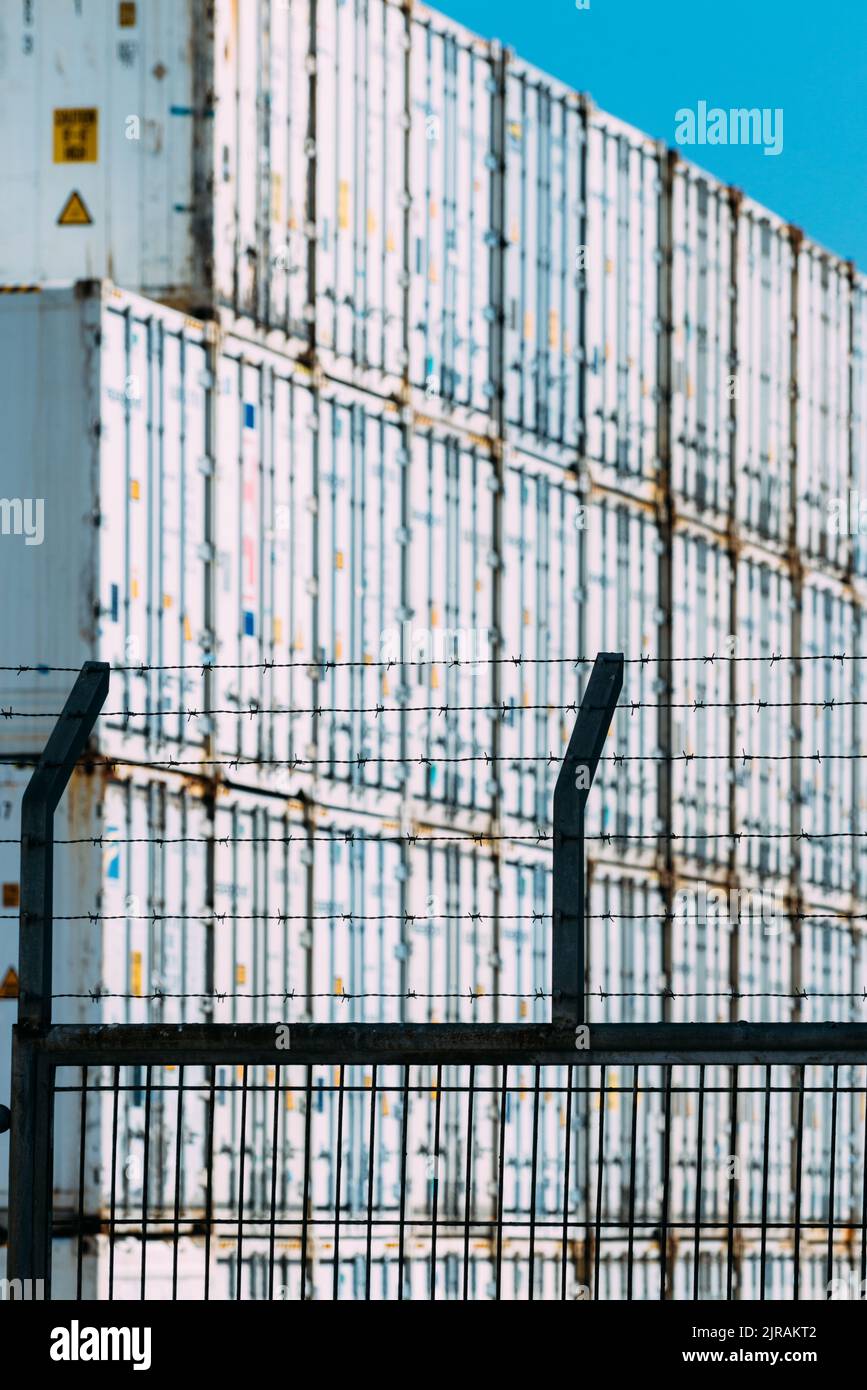 White cargo hi-res stock photography and images - Alamy