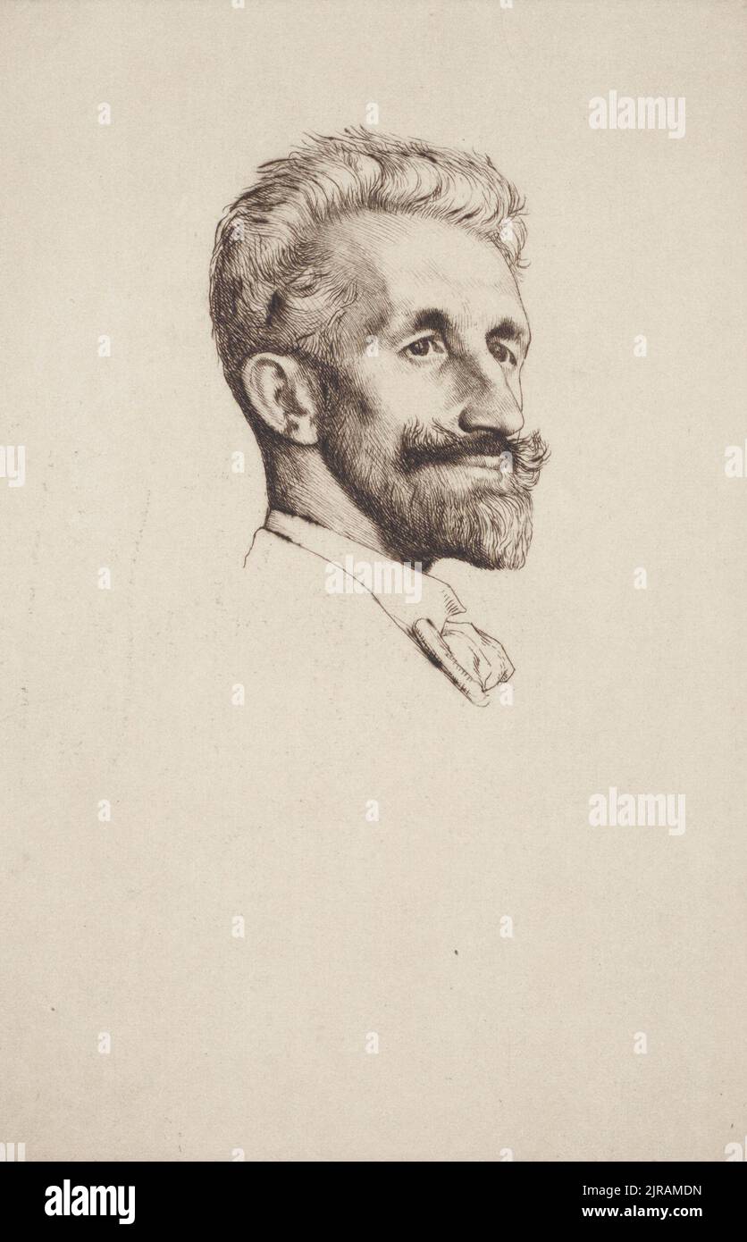 R.B. Cunninghame Graham, 1897, by William Strang. Gift of Sir John ...