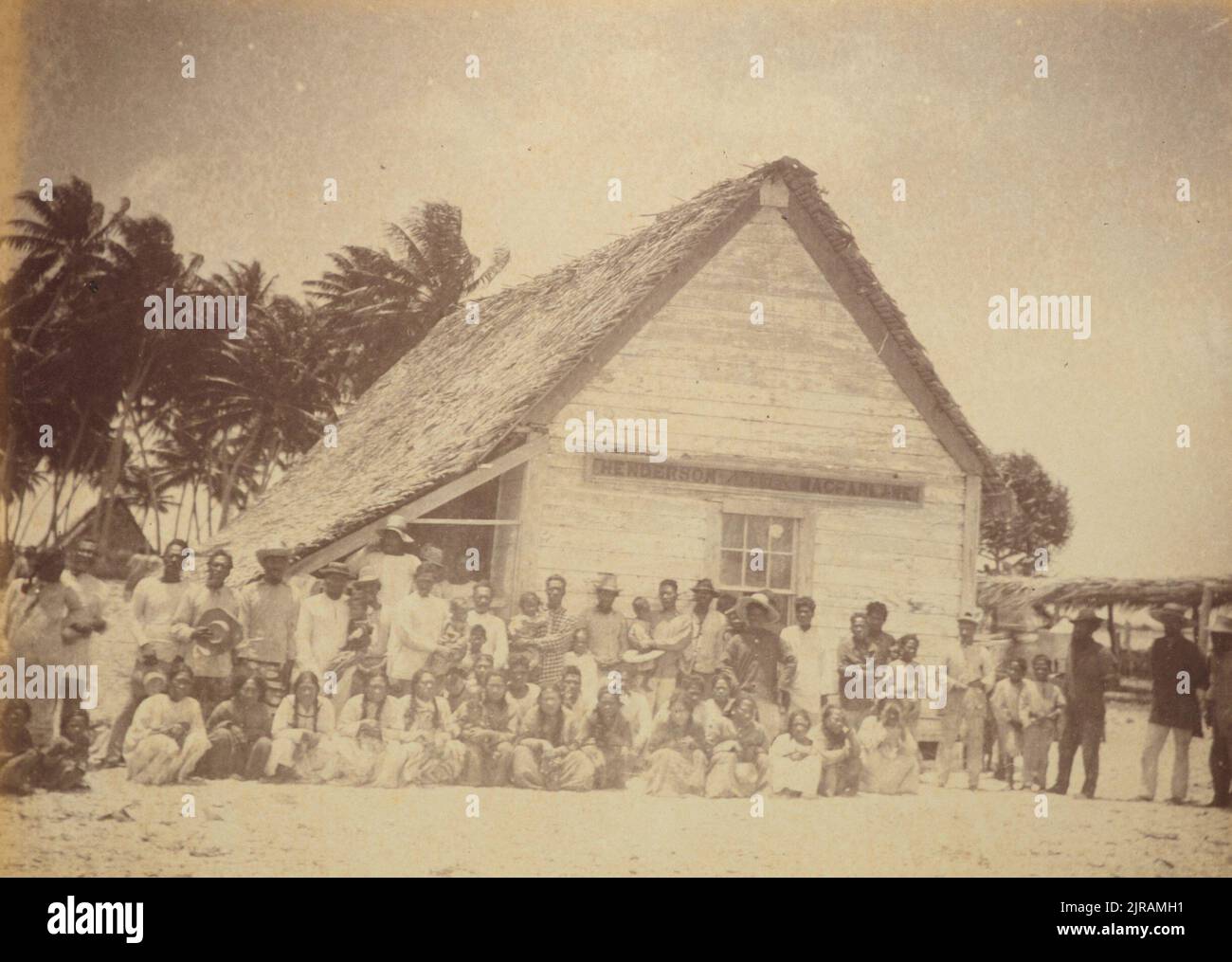 Trading Station Penrhyn. From the album: Views in the Pacific Islands ...