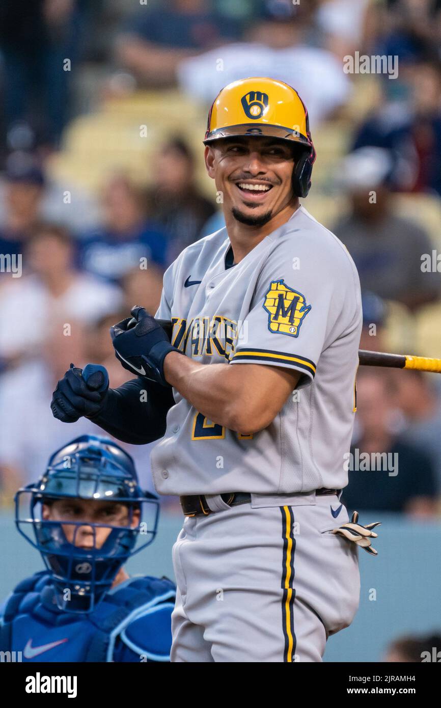Milwaukee Brewers shortstop Willy Adames (27) during a MLB game against ...