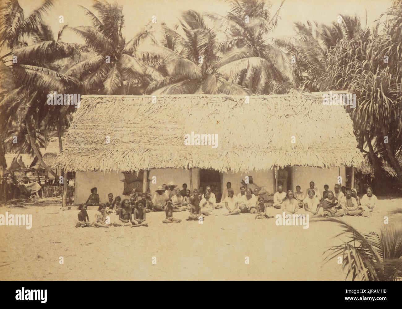 Trader's house Atafu. From the album: Views in the Pacific Islands ...
