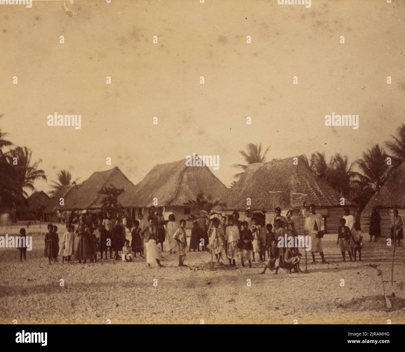 Arorai. From the album: Views in the Pacific Islands, 1886, Arorae, by ...
