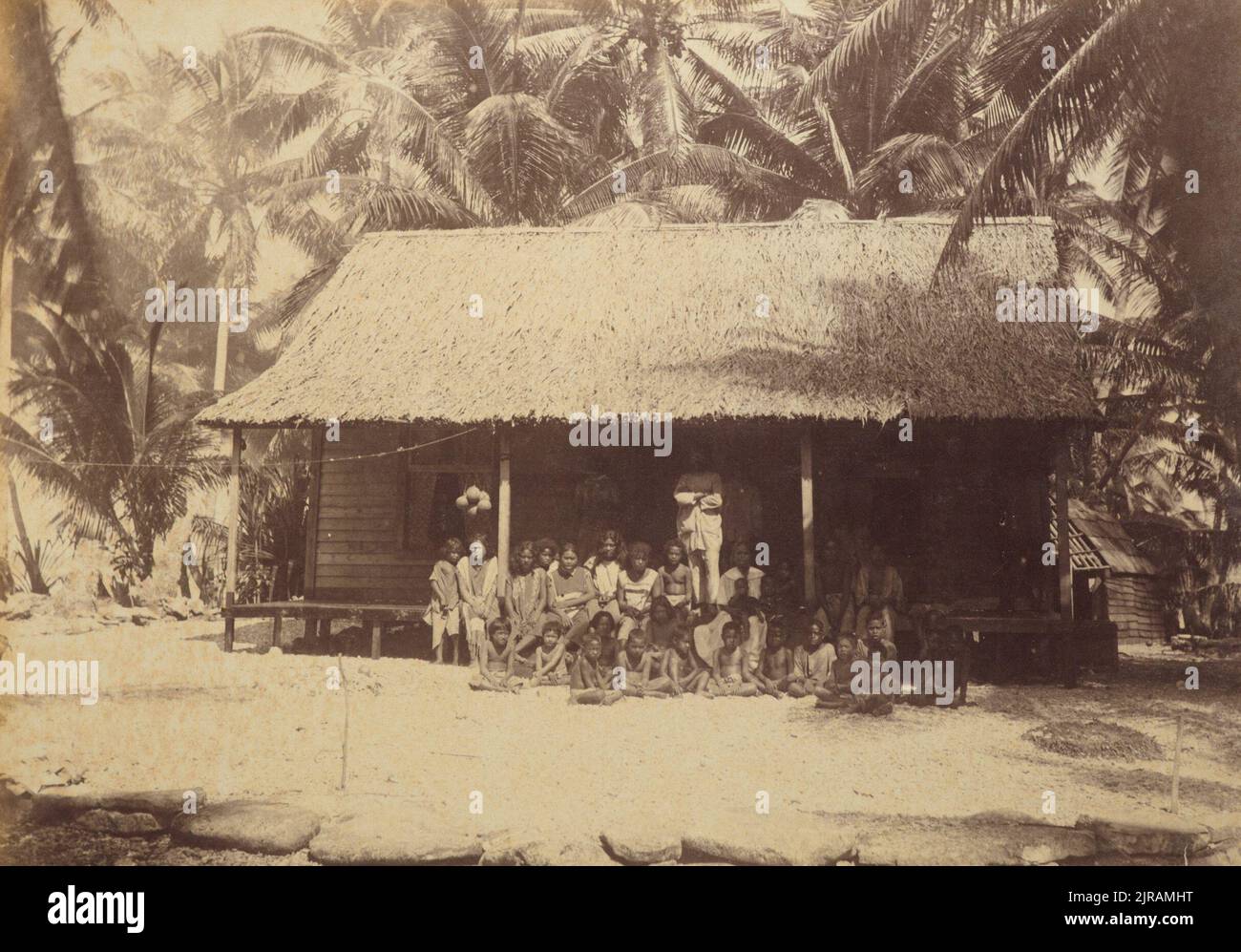 Trader's House Fakaafo. From the album: Views in the Pacific Islands ...