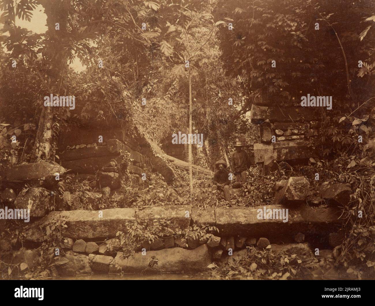 Ruins Pohnpei. From the album: Views in the Pacific Islands, 1886 ...